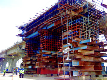 Built Expressions Bangalore :: 125T Steel Launching Girder Launched ...